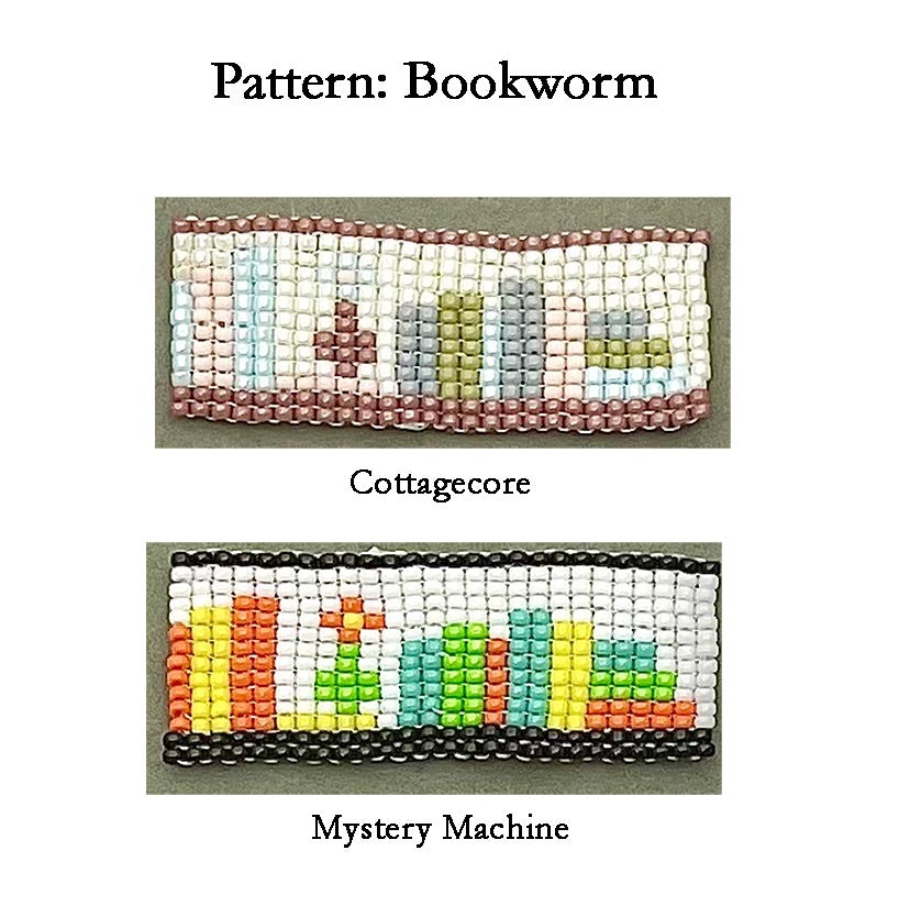 Bookworm Pattern – Glass Garden Beads Collective, PLLC